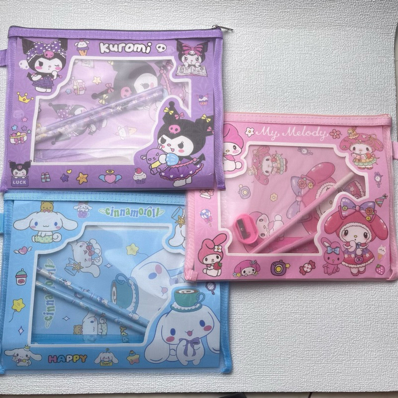 Jual Kotak Pensil Set Alat Tulis Set Kotak Pensil Karakter Sanrio Kuromi Melody Cinnamoroll ...