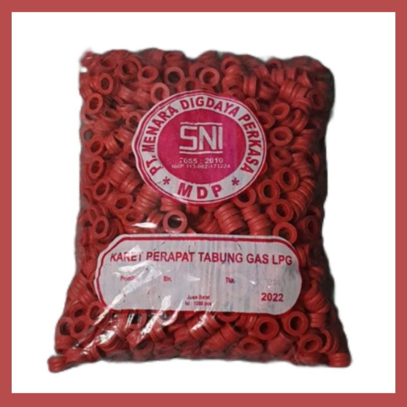 Jual KARET SIL ELPIJI SNI ISI 50 DAN 100PCS KARET GAS ELPIJI KARET ...