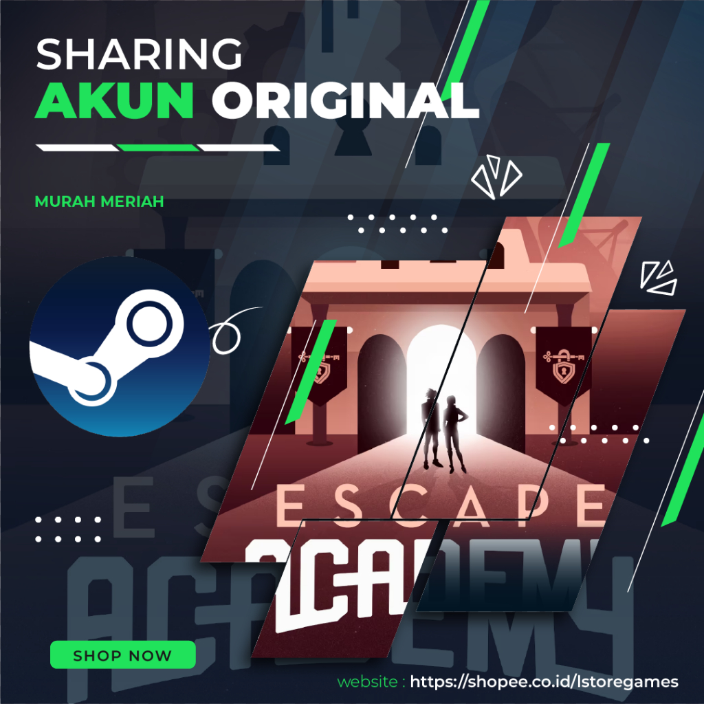 Jual Escape Academy PC Sharing Original Offline | Shopee Indonesia