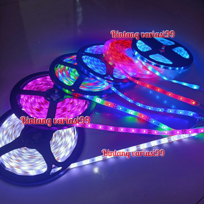 Jual Lampu Led Strip Roll 5meter Truk Bis 24 volt 5 meter mata Led 3528 ...