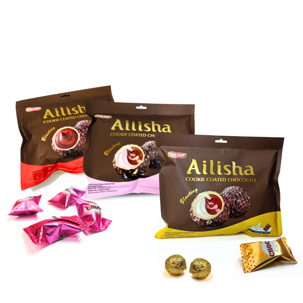 Jual Coklat Ailisha Blast 250Gr | Chocolate Taste | Strawberies ...
