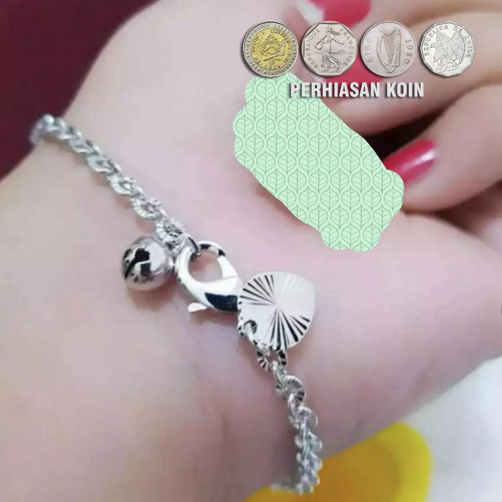 Jual Gelang Nuri Silver Xuping Simple Cantik Titanium Fashion Model ...