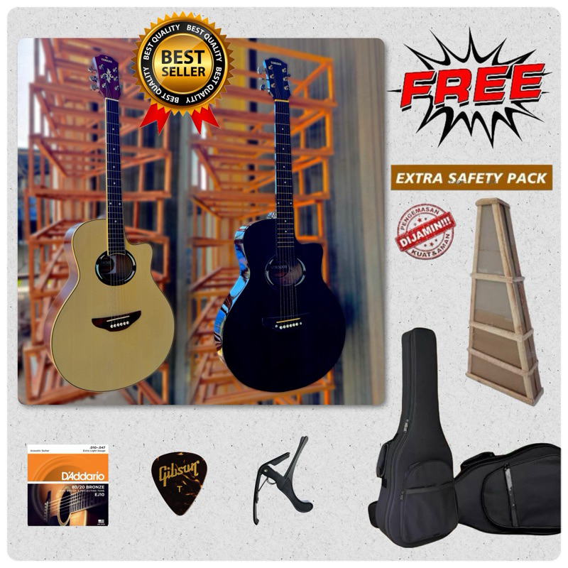 Jual Gitar Yamaha Apx tanam besi / Gitar Yamaha tanam besi / Gitar ...