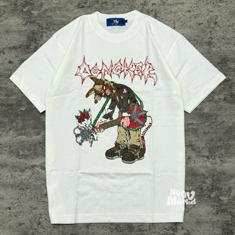 Jual Dongker - Palestine Balaclava Tshirt - White | Original ...