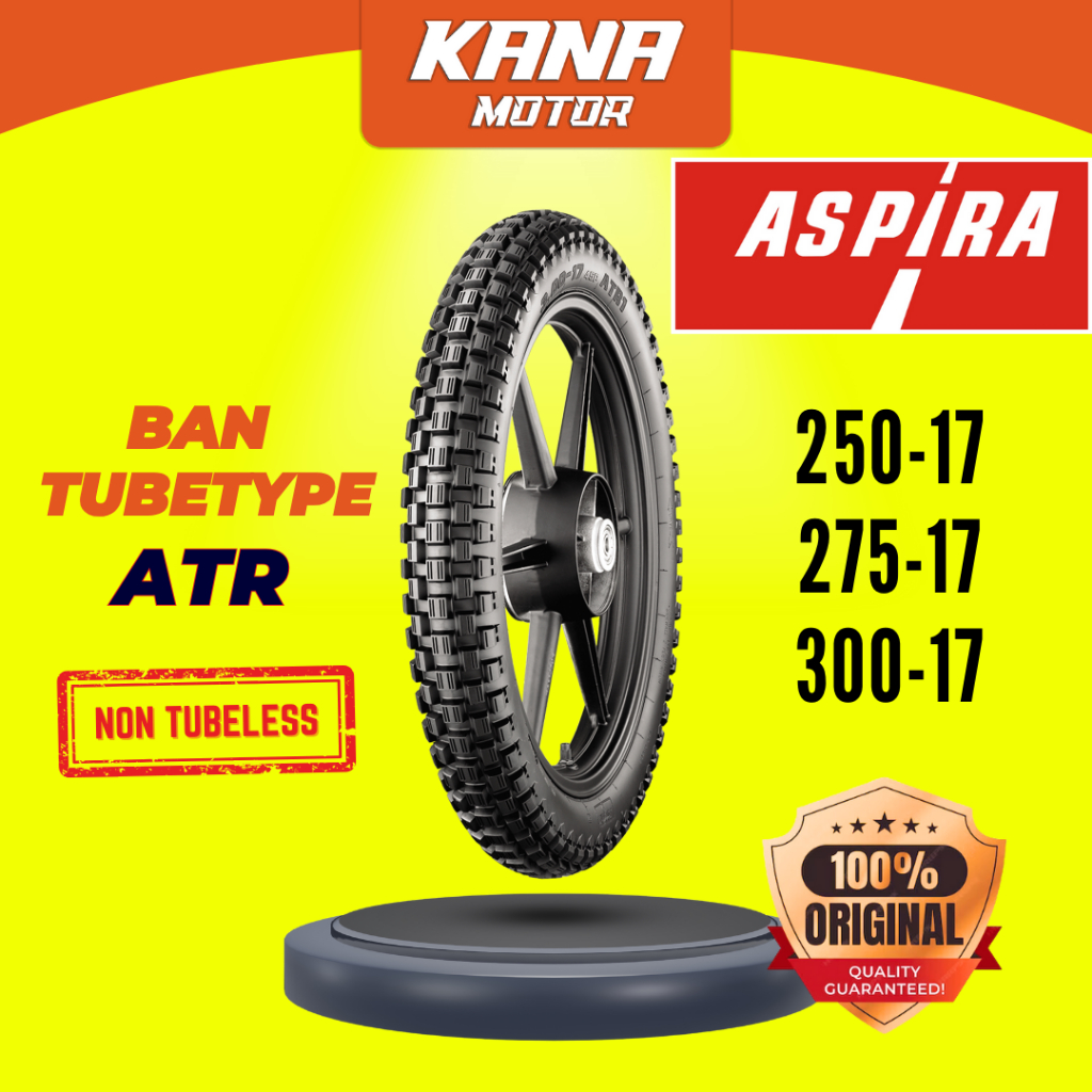 Jual BAN LUAR ASPIRA TUBETYPE ( NON TUBELESS ) TRAIL ATR 225 250 275 ...