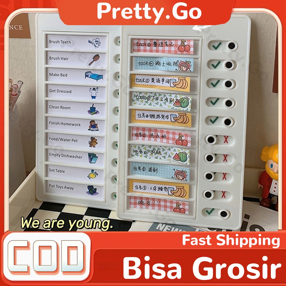 Jual Papan Checklist Daily To Do List Jadwal Belajar Aesthetic Alat ...