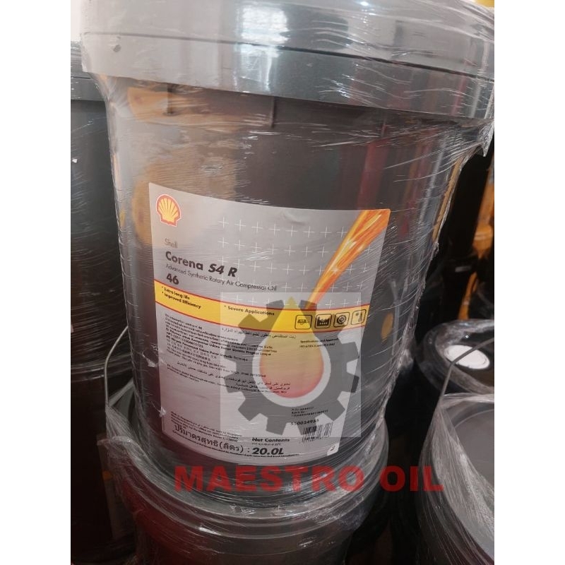 Jual Shell Corena S4 R46 (pail 20lt) Oli Kompresor | Shopee Indonesia