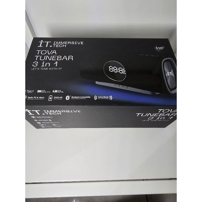 Jual Speaker Bluetooth Wireless IT Immersive Tech Tova Tunebar 3in1 | Shopee Indonesia