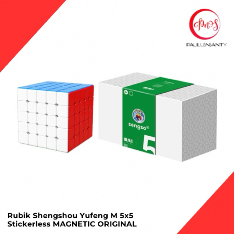 Jual Cube Puzzle 5x5 Shengshou Yufeng 5x5 Stickerless MAGNETIC ORIGINAL ...