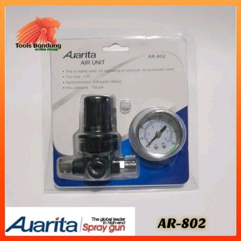 Jual [tools_bandung] Manometer Auarita AR802 Spray Gun Original Air Pressure Regulator With ...