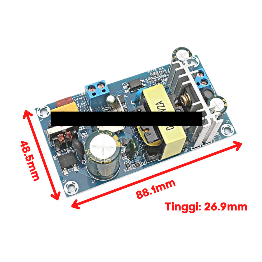 Jual Module Modul Switching Power Supply 24V 2A AC-DC | Shopee Indonesia