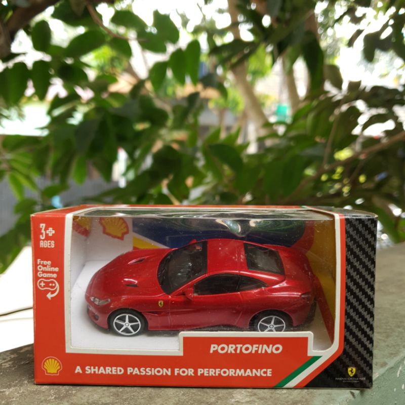 Jual SHELL X BBURAGO FERRARI PORTOFINO DIECAST KOLEKSI | Shopee Indonesia