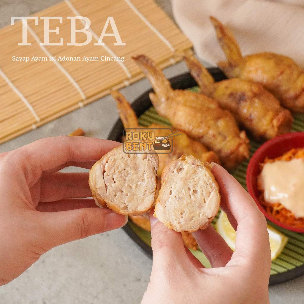 Jual Chicken Teba HALF Roku Bento Bandung isi 5 Frozen Sayap Ayam ...