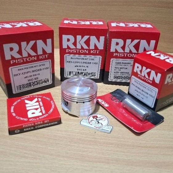 Jual PISTON KIT MIO XB// SEHER SET RING BORE UP 130 CC 53,5/54/54,5/55 ...