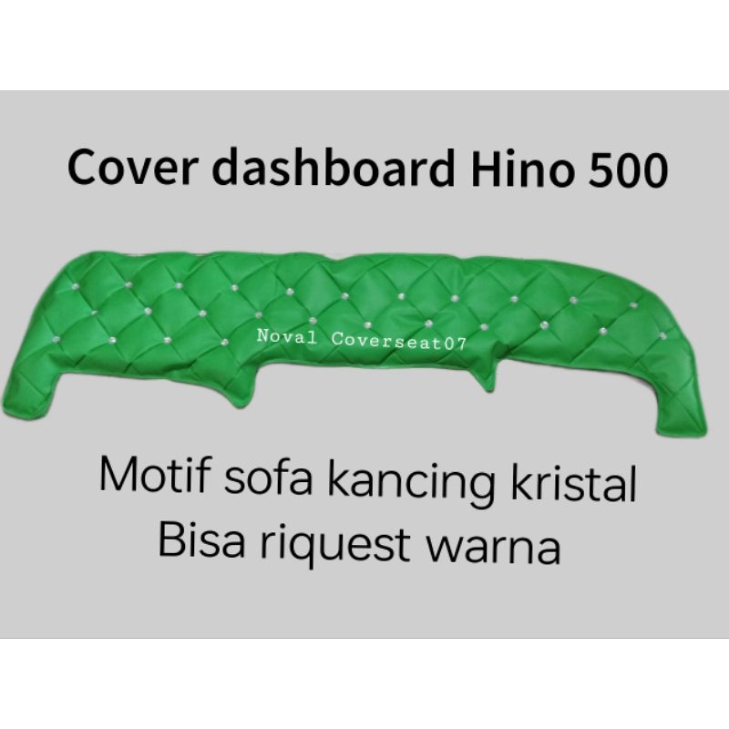 Jual Cover dashboard mobil Taflak dashboard mobil Hino 500 model sofa kancing kristal | Shopee ...