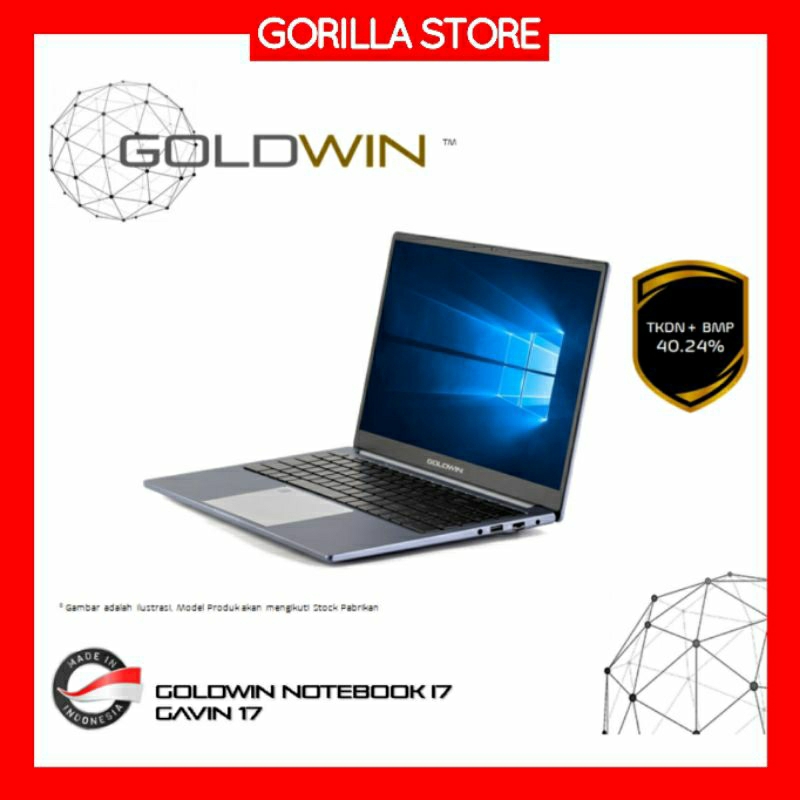 Jual GOLDWIN LAPTOP INTEL -GAVIN17S121601V04-23 | Shopee Indonesia