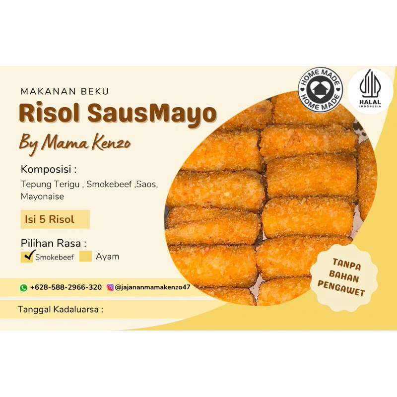 Jual Risol Smokebeef Saus Mayo FROZEN !! | Shopee Indonesia
