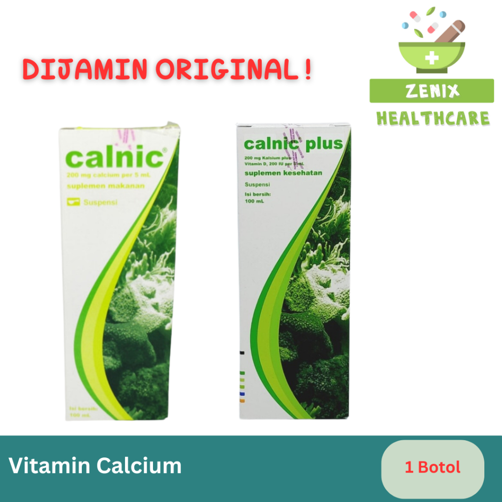 Jual Calnic/Calnic Plus Sirup - Vitamin Calcium | Shopee Indonesia