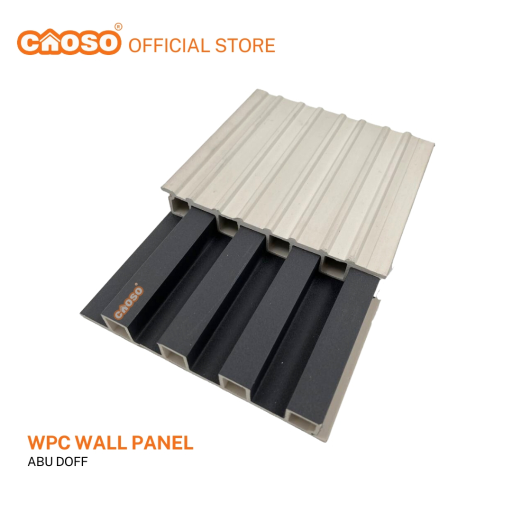 Jual WPC Wall Panel 3 Meter Warna Abu Doff | Wall Panel Wood panel 3M ...