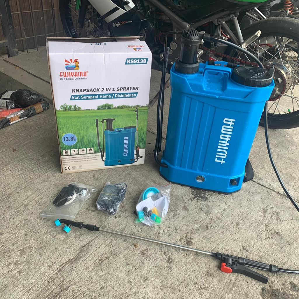 Jual Tangki Sprayer Pompa ELEKTRIK 1 Set Kapasitas 13.8 Liter Alat ...
