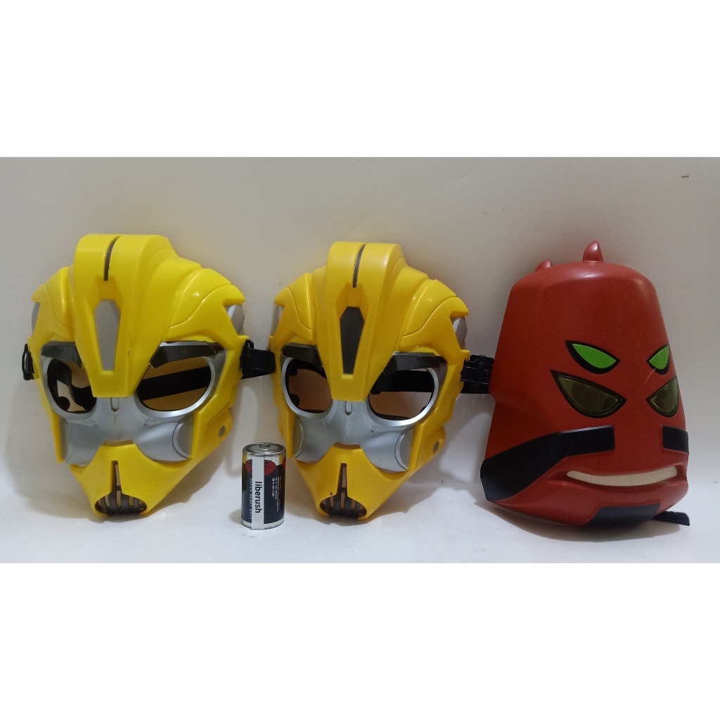Jual hasbro transformers robots in disguise bumblebee mask , ben 10 ...