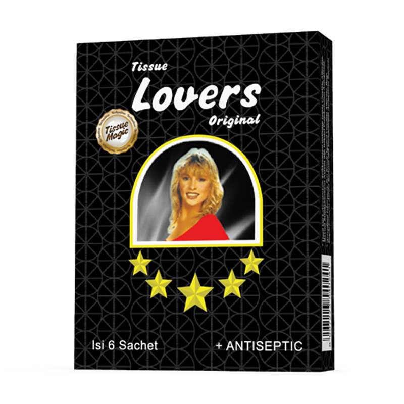 Jual TISSUE LOVER HITAM SUPER MAGIC ORIGINAL ISI 6 SACHET II PRIVASI ...