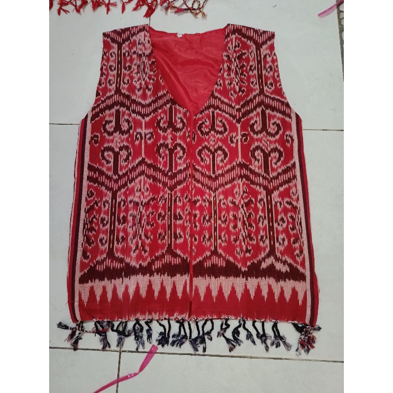 Jual rompi pua kumbu rompi khas Dayak rompi adat dayak | Shopee Indonesia