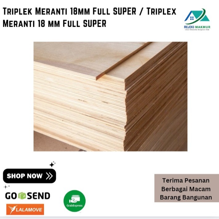 Jual Triplek Meranti 18mm Full SUPER / Triplex Meranti 18 mm Full SUPER ...