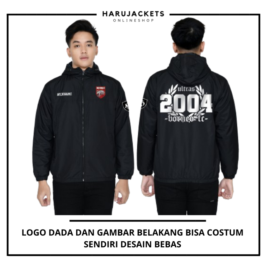Jual Jaket Costum Pria Wanita Parasut Desain Dari Kamu Sendiri | Shopee ...