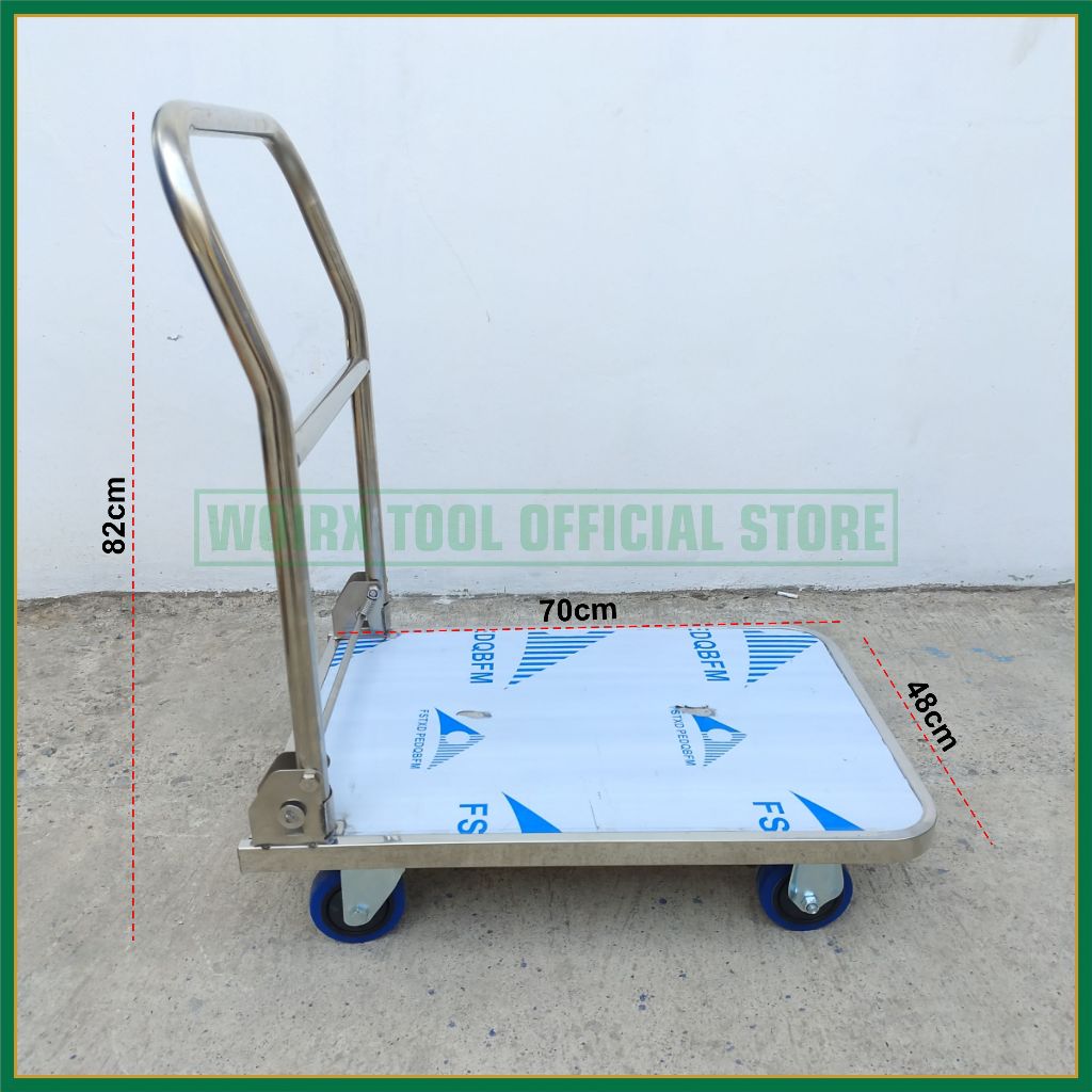 Jual SUNC TOOLS Troli Barang Trolli Stainless Handtruck Trolley Troly ...