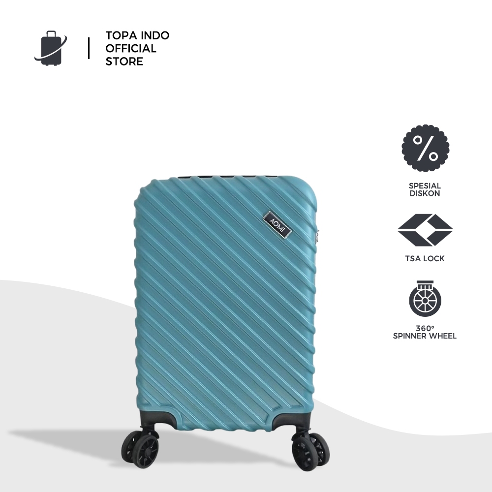 Jual 𝐓𝐎𝐏𝐀 Koper Kabin & Bagasi Uk 18 Inch Koper Kabin Fiber Untuk Study ...