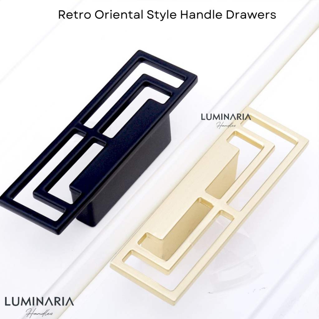 Jual Retro Oriental Gold Handle Drawers Brushed Brass Tarikan Laci ...