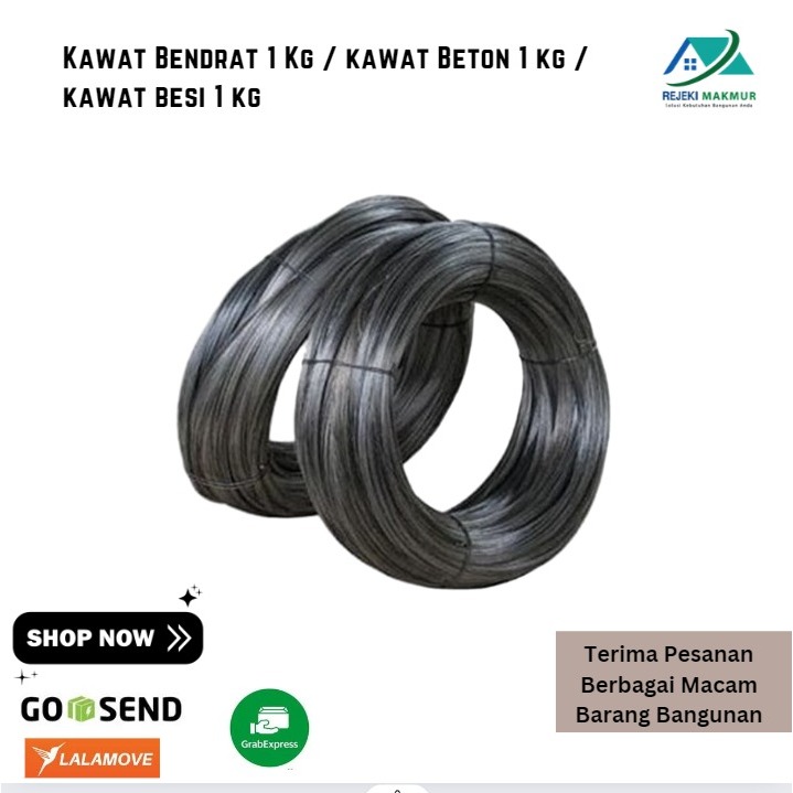 Jual Kawat Bendrat 1 Kg / kawat Beton 1 kg / kawat besi 1 kg | Shopee ...