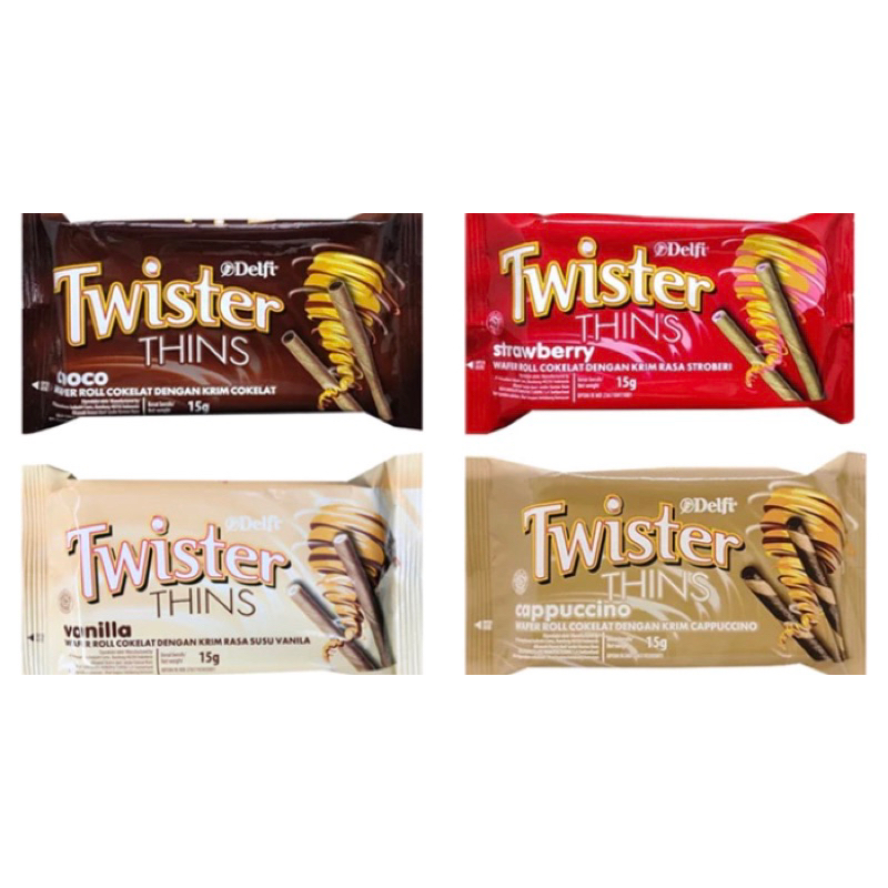 Jual Delfi Twister Thins Choco - Cappuccino - Vanilla - Strawberry 15 ... Jual Delfi Twister Thins Choco - Cappuccino - Vanilla - Strawberry 15 ...