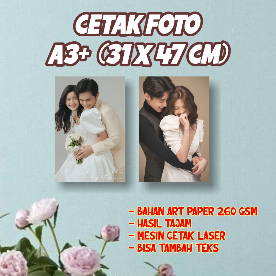 Jual CETAK FOTO A3+ (31 X 47 CM) | Shopee Indonesia