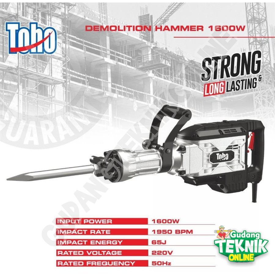 Jual TOHO Demolition Hammer TOHO TH0906 65J / Mesin Bor Bobok Beton ...