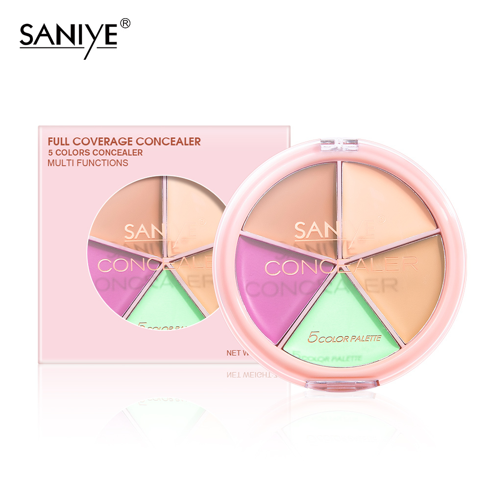 Jual SANIYE Full Coverage Concealer 5 Colors Concealer multi fungtions ...