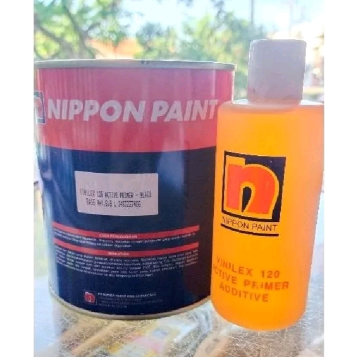 Jual [Kemasan Baru] Nippon Paint Active Primer Base + Additive 1Lt set | Shopee Indonesia