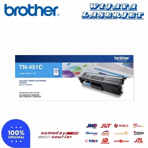 Jual Toner Brother TN-451 Cyan Original 100% | Shopee Indonesia