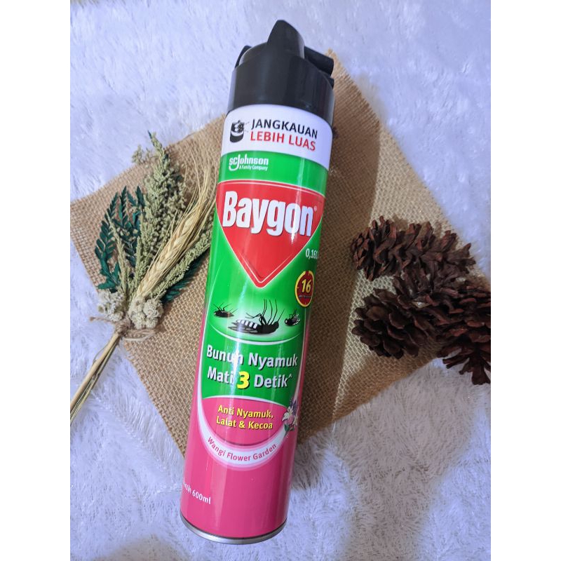 Jual BAYGON OBAT NYAMUK AEROSOL SEMPROT 600ml | Shopee Indonesia