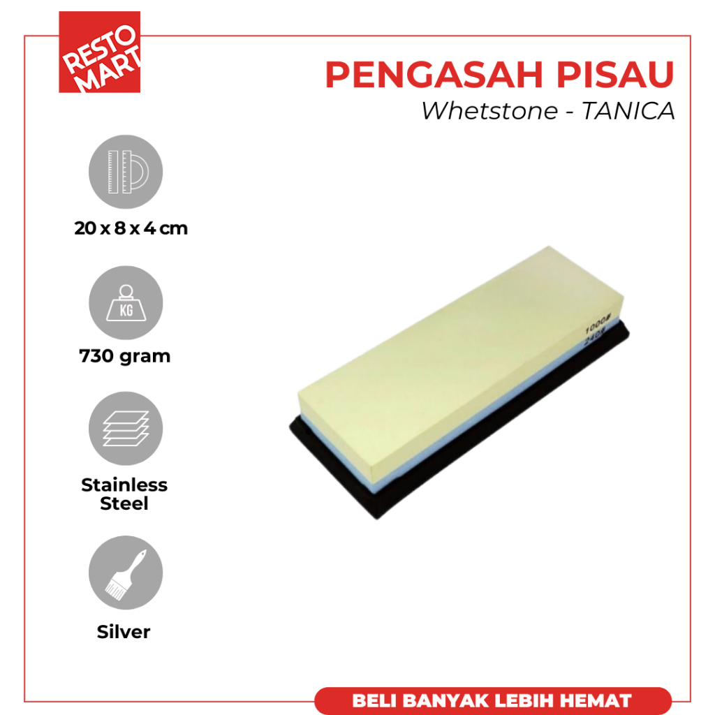 Jual Pengasah Pisau / Batu Pengasah Pisau / Combination Whetstone ...