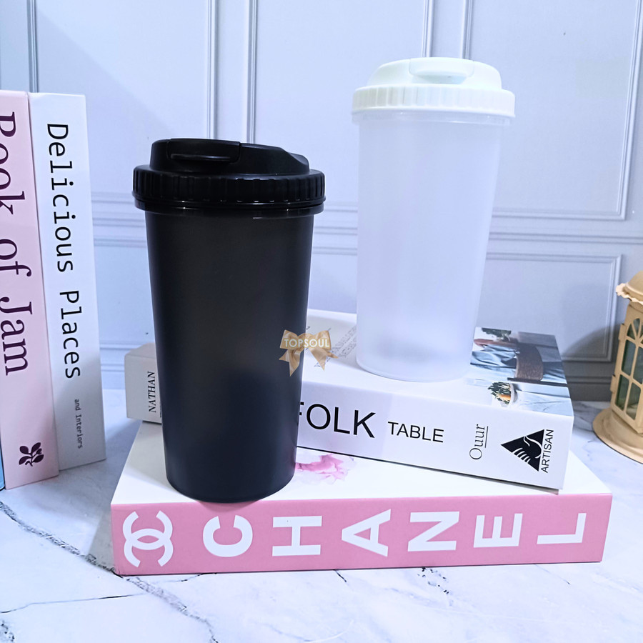 Jual Botol Minum Shaker Akira 600ml Tumbler Kocok Susu Protein Gym ...