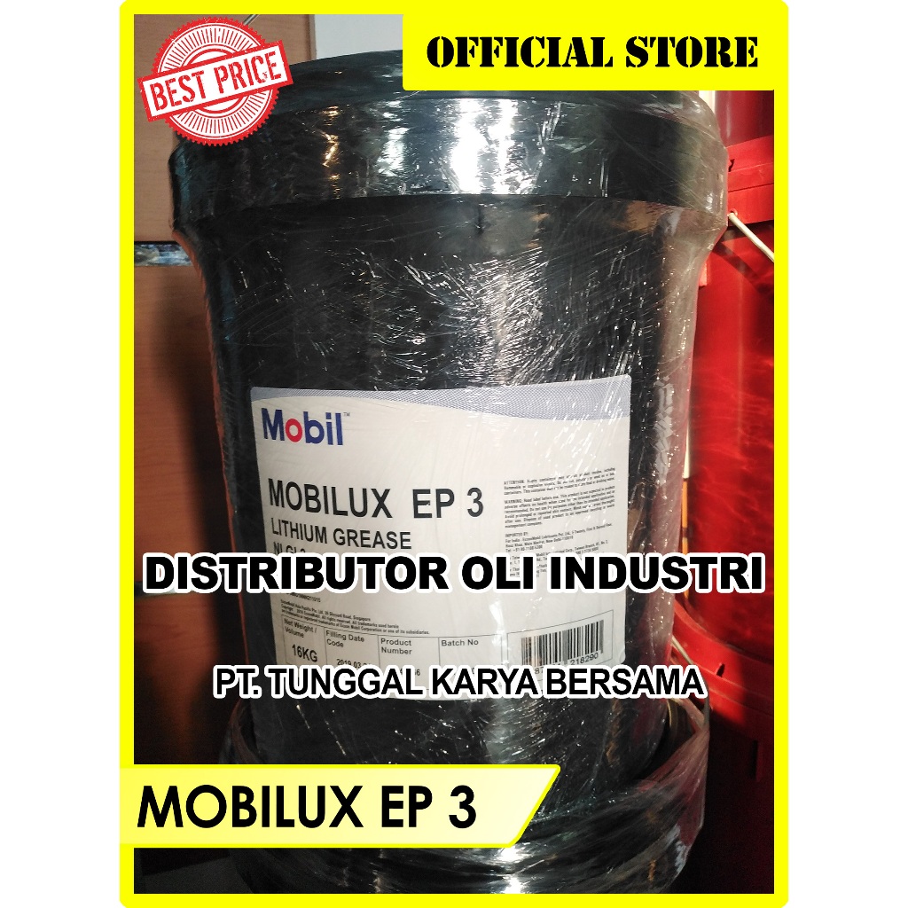 Jual MOBILUX EP 3 ( LITHIUM GREASE - 16 KG ) | Shopee Indonesia