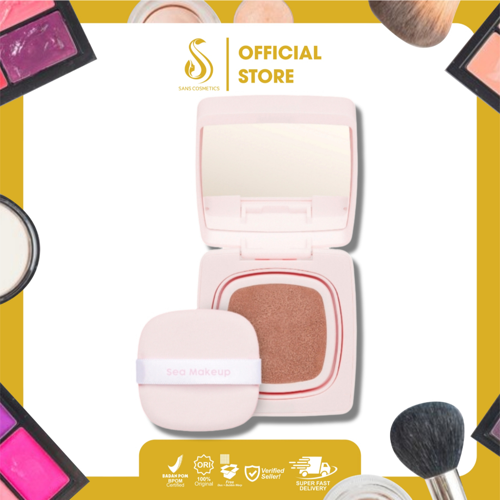 Jual Sea Makeup Fix and Flawless Acne Cover Cushion - Full Coverage ...