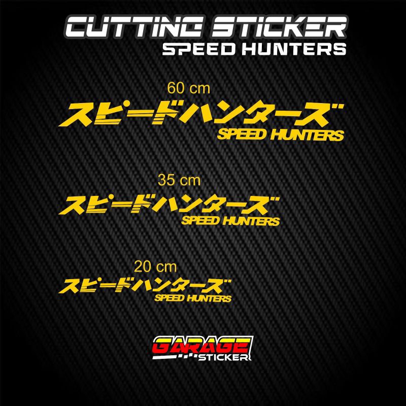 Jual Sticker speedhunters kanji cutting sticker sped hunter PROMO ...