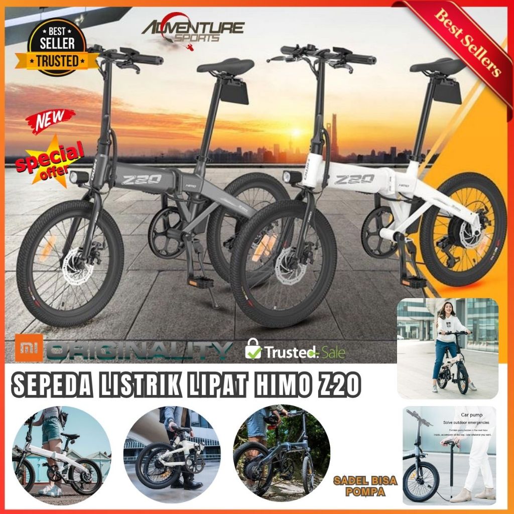 Jual SEPEDA LISTRIK DEWASA LIPAT NEW UPGRADE HIMO Z20 SEPEDA SMART ...