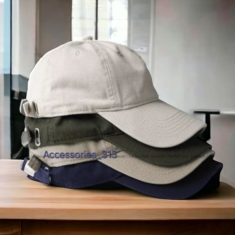 Jual TOPI RAFEL POLOS /TOPI DENIM POLOS PREMIUM SETELAN CAKOP BESI ...