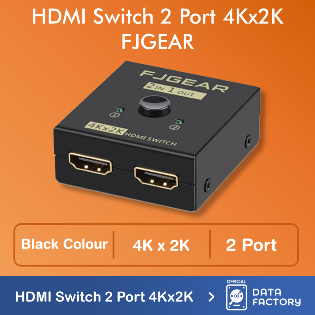 Jual HDMI 4K HD Video Switch 2 Port 4Kx2k - HDMI 4K VIDEO SWITCHER ...