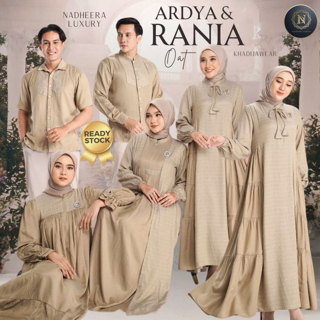 Jual [BISA COD] RANIA & ARDYA Oat NADHEERA LUXURY Couple nadhera ...