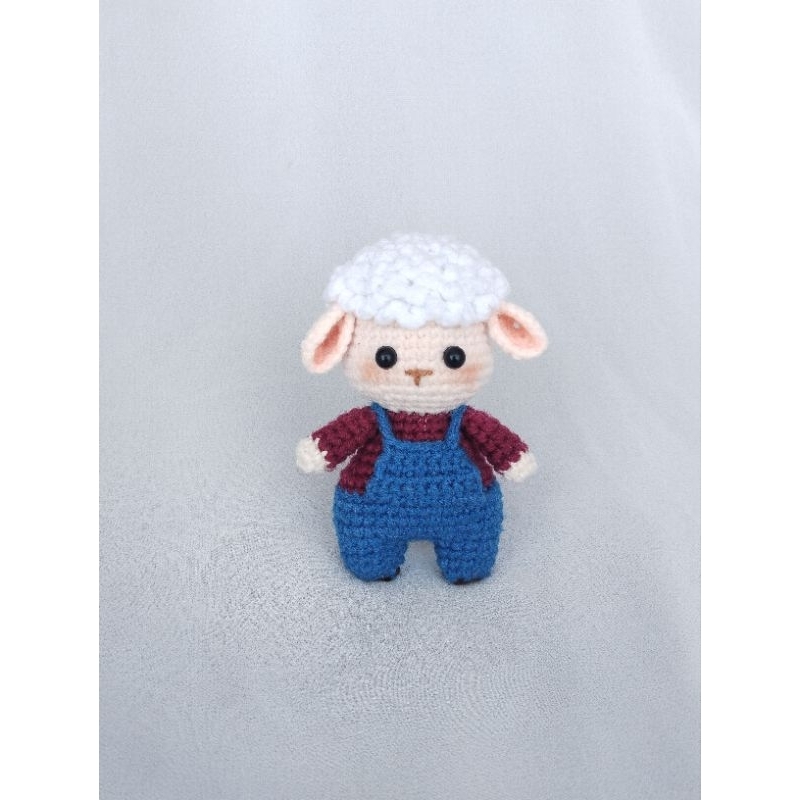 Jual Ganci mini amigurumi boneka rajut Domba | Shopee Indonesia